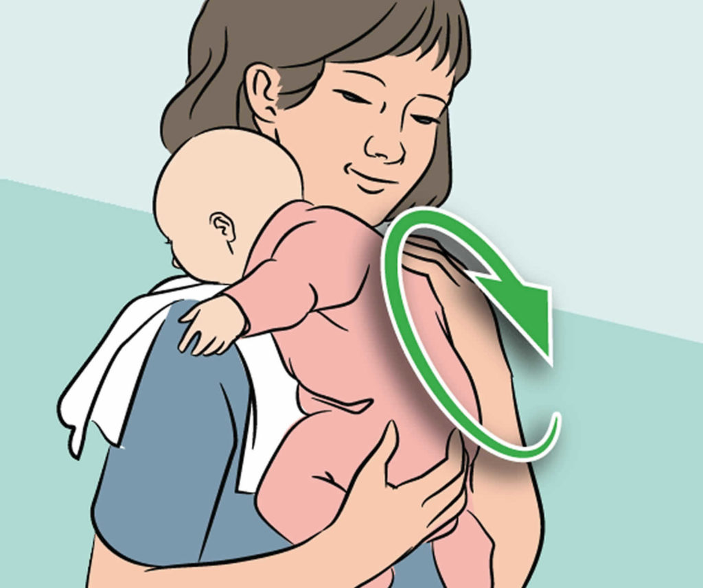 How to burp a baby